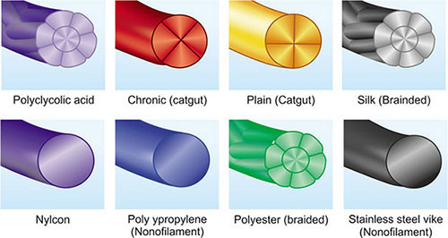 Types Of Suture Material Absorbable And Non Absorbable, 52% OFF