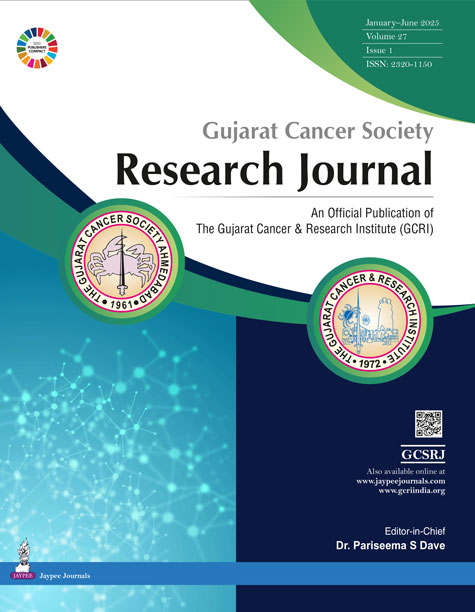 JaypeeDigital | Gujarat Cancer Society Research Journal